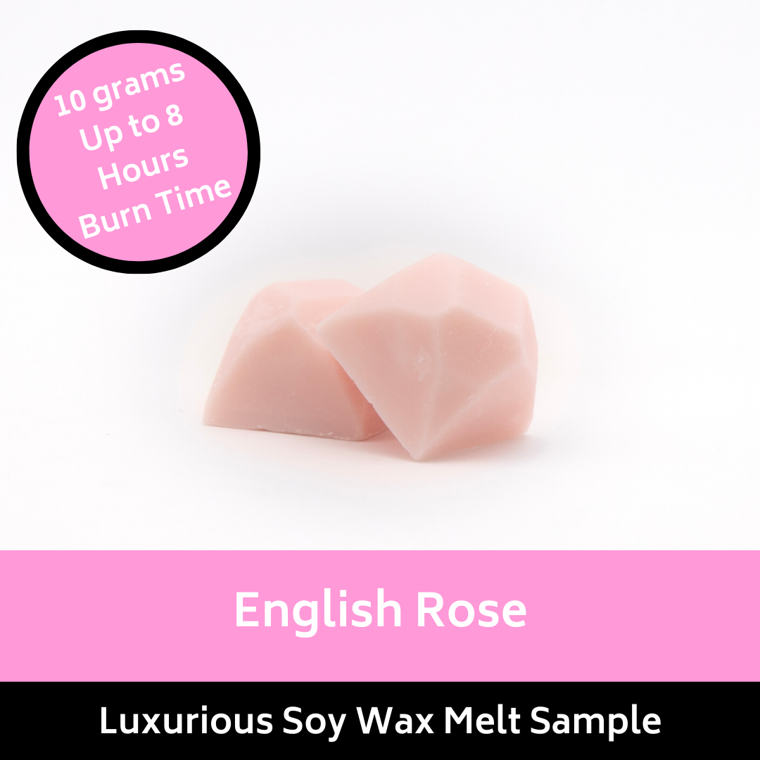 10g English Rose Soy Wax Melt Sample | £2.99 – Callan Candles