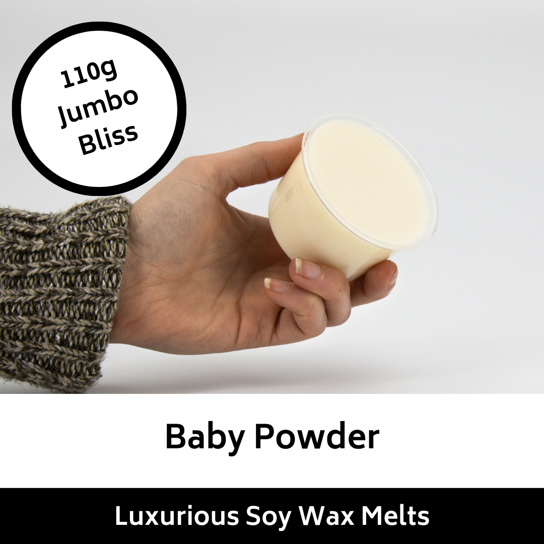 Soy Wax Melt Baby Powder 110g | 100 Hour Burn Time | Eco Company ...